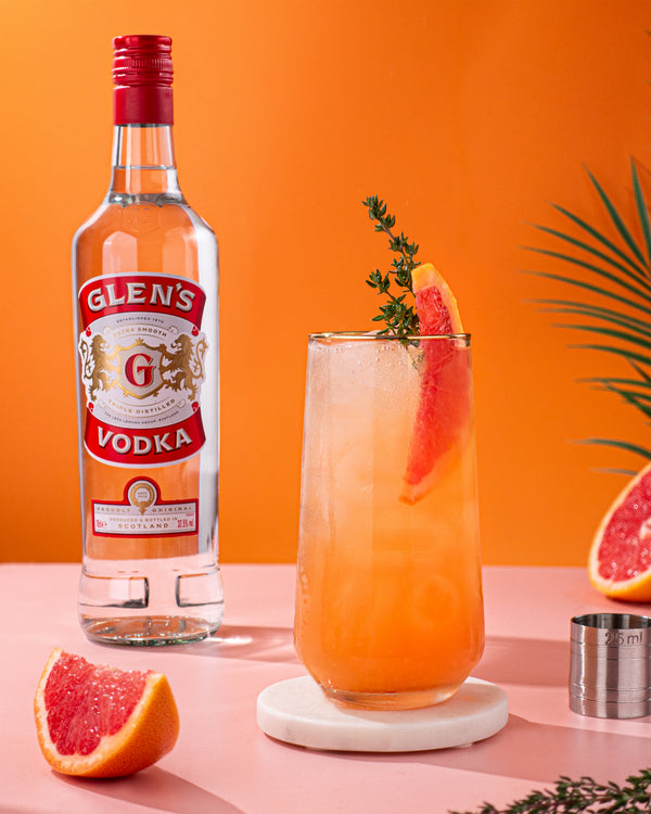 Glen's Grapefruit & Thyme Fizz - Glen's Vodka