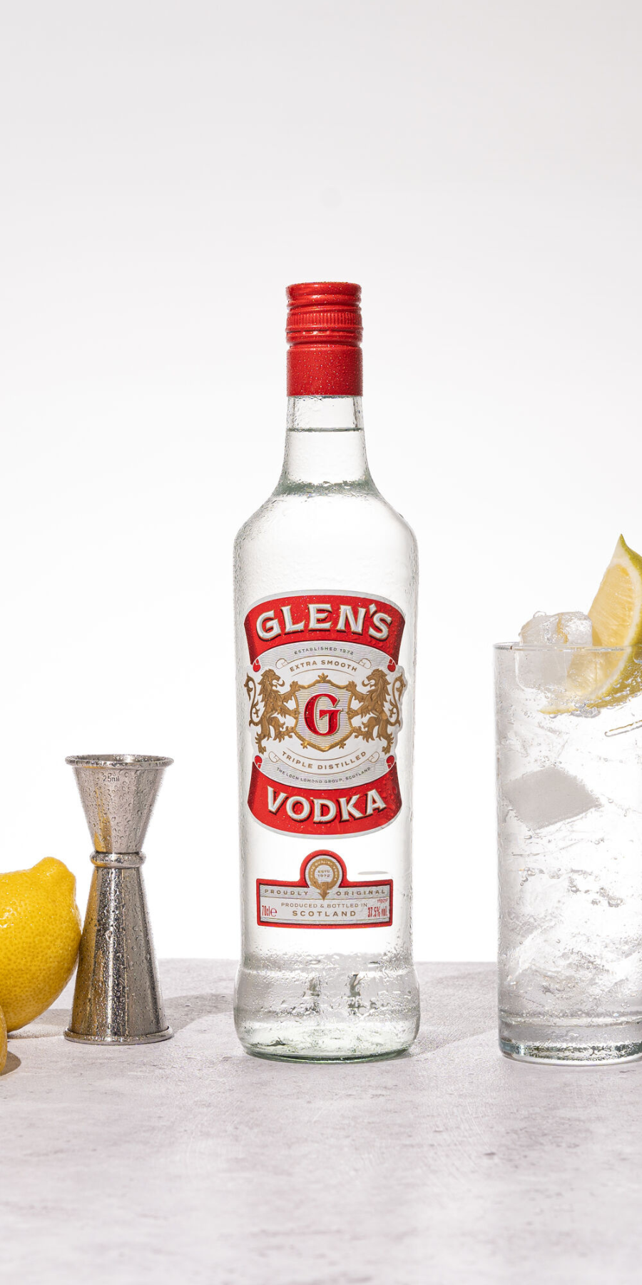 Glen's Vodka | Triple Distilled | Produced & Bottled in Scotland